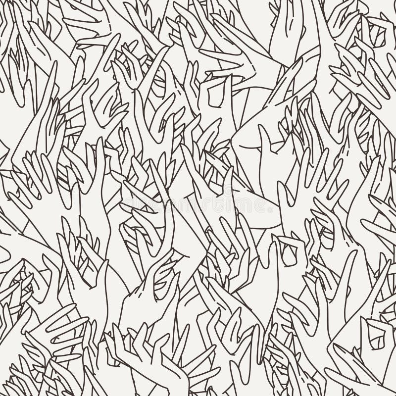 Interlocking Hands Stock Illustrations – 1,257 Interlocking Hands Stock ...