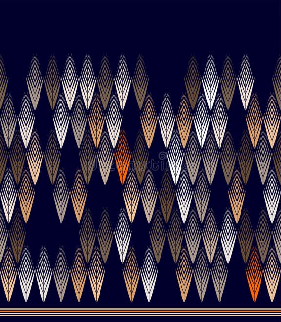 Vector Seamless Pattern with Graphic Elements for Printing on Fabric ...