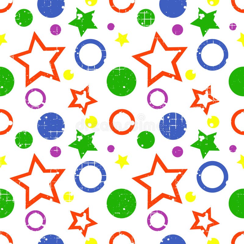 Vector Seamless Pattern, Graphic Illustration Stock Vector ...
