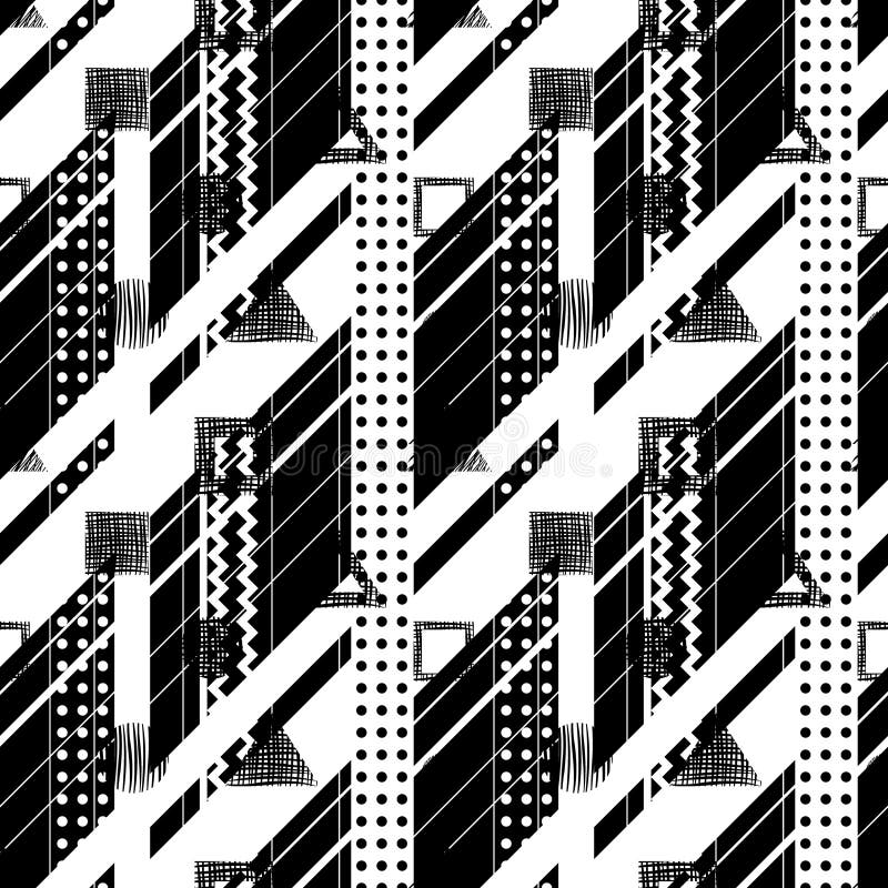 Vector Seamless Pattern, Graphic Illustration Stock Vector ...