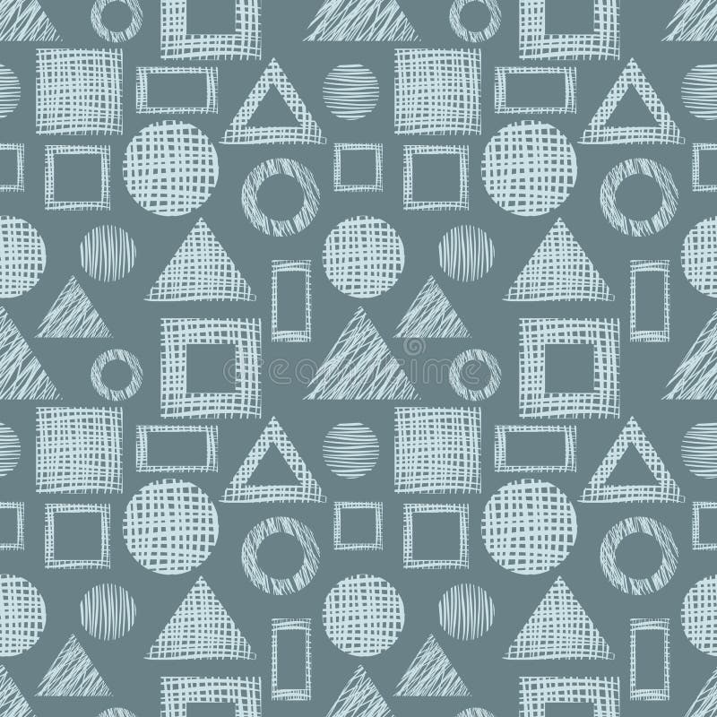 Vector Seamless Pattern, Graphic Illustration Stock Vector ...