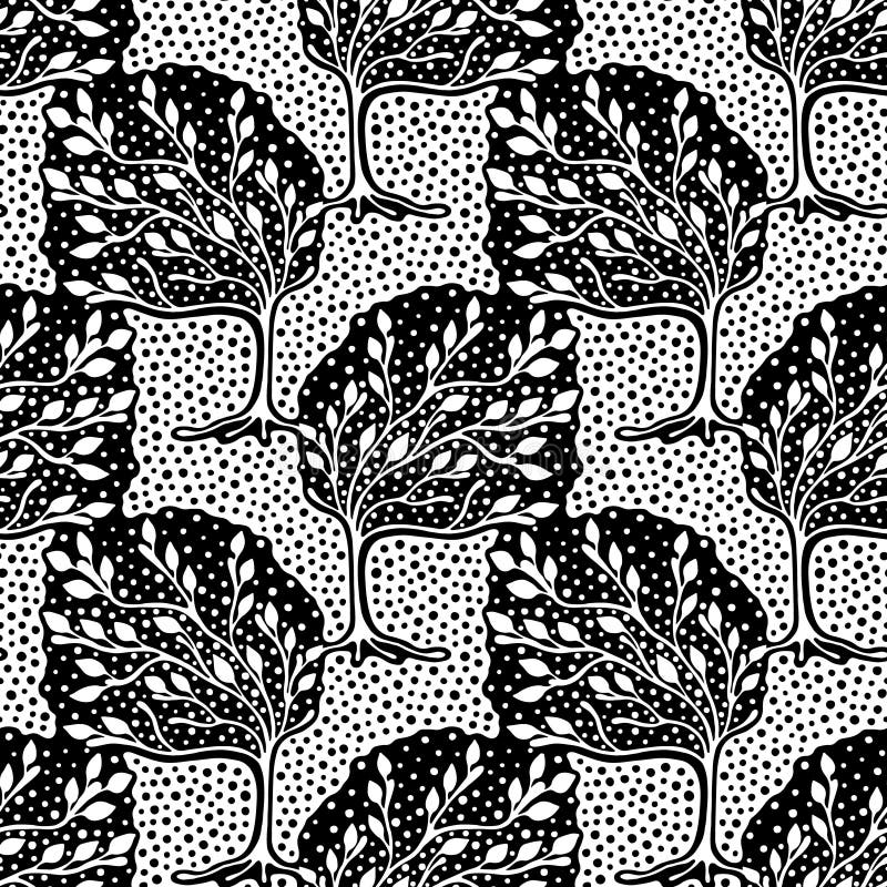 Root Pattern Black White Coloring Stock Illustrations – 54 Root Pattern ...