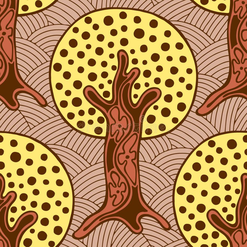 Vector Seamless Pattern, Graphic Illustration Stock Vector ...