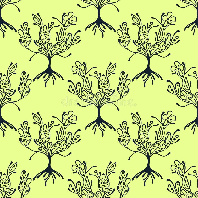 Vector Seamless Pattern, Graphic Illustration Stock Vector ...