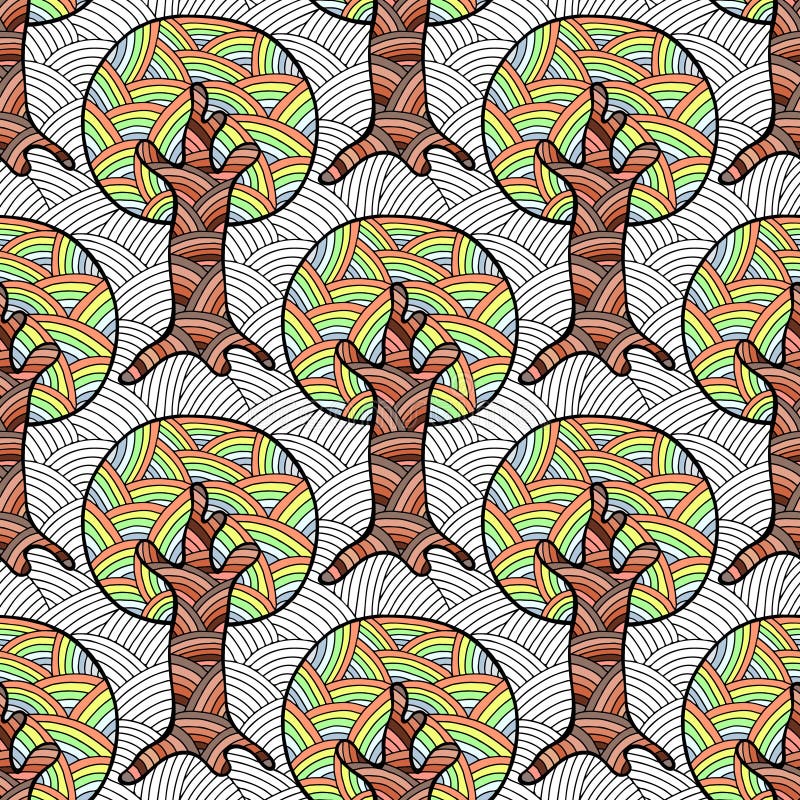 Vector Seamless Pattern, Graphic Illustration Stock Vector ...