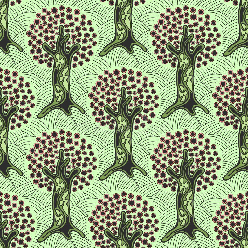 Vector Seamless Pattern, Graphic Illustration Stock Vector ...