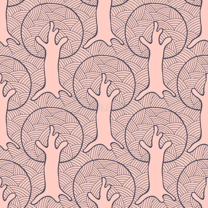 Vector Seamless Pattern, Graphic Illustration Stock Vector ...