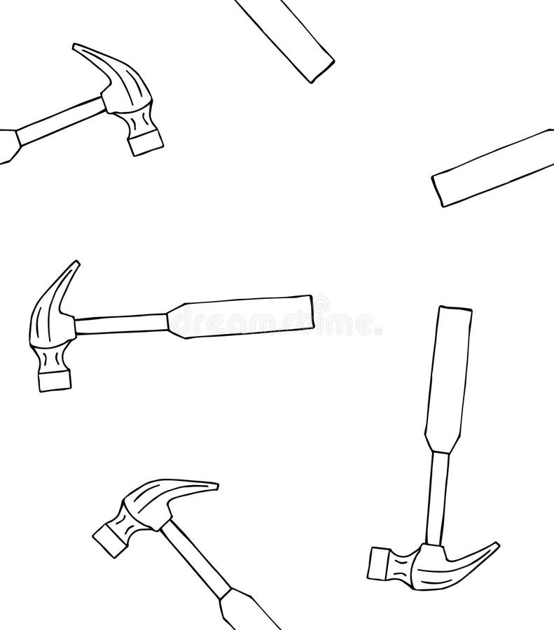 Vector Seamless Pattern of Peace Sign and Flowers Stock Vector ...