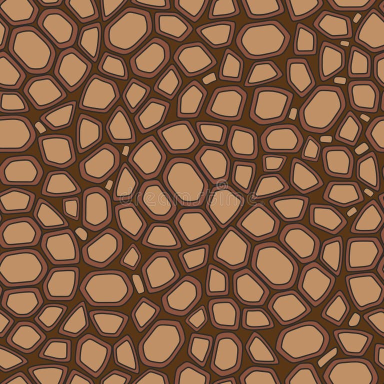 Vector Seamless Pattern. Hand Drawn Abstract Turtle Print Background ...