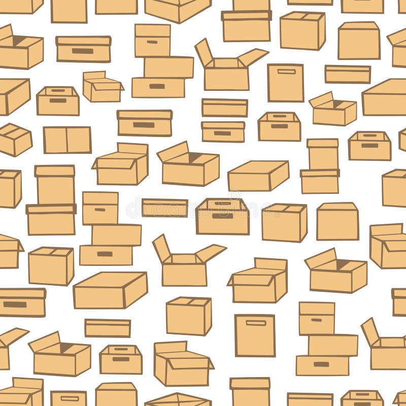 Cardboard pattern stock illustration. Illustration of retro - 11034398