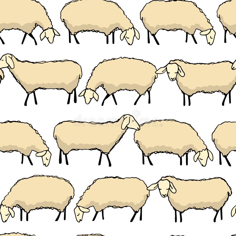 Row Sheep Stock Illustrations – 239 Row Sheep Stock Illustrations ...