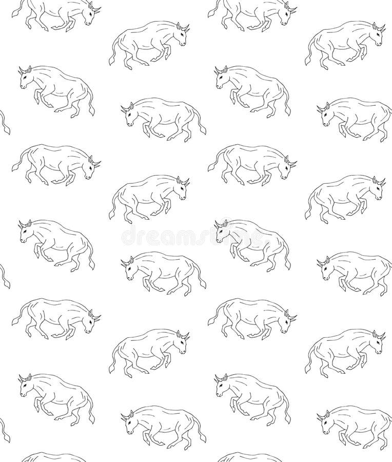 Buffalo Running Drawing Stock Illustrations – 120 Buffalo Running ...