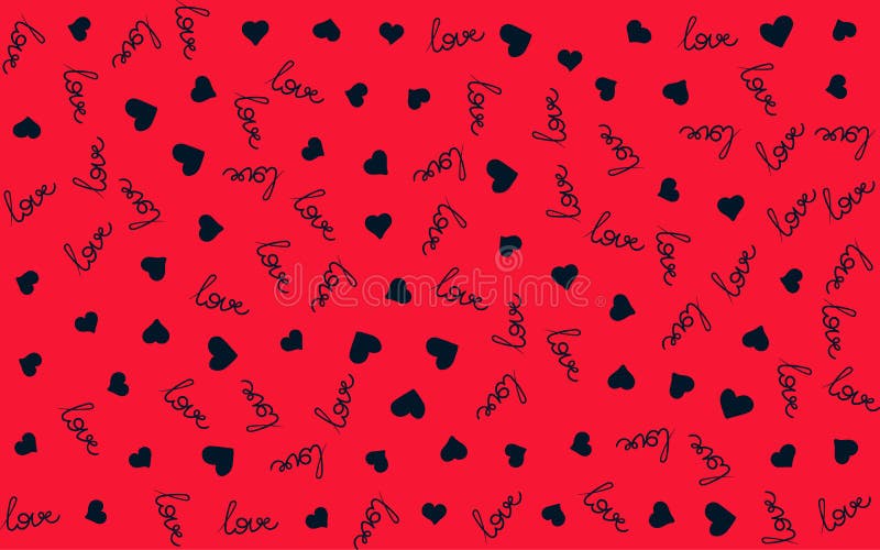 Seamless Love Word Patterns Stock Illustrations – 94 Seamless Love Word ...