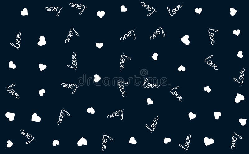 Seamless Love Word Patterns Stock Illustrations – 94 Seamless Love Word ...