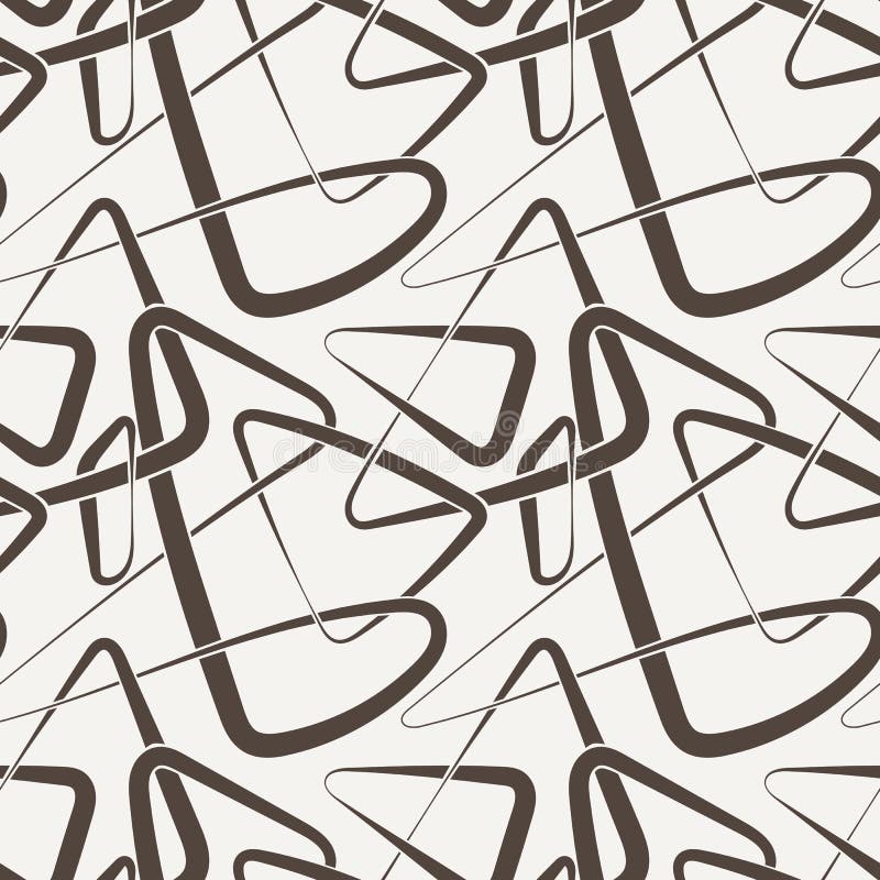 Vector Seamless Pattern of Interwoven Lines Stock Vector - Illustration ...