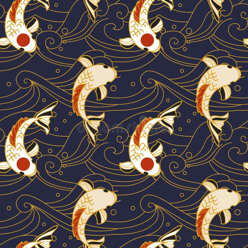 Japanese Koi Pattern