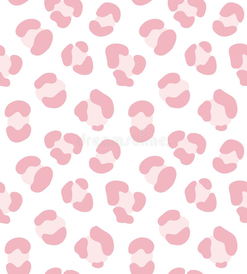 Vector Seamless Pattern of Leopard Dot Fur Print Stock Illustration ...
