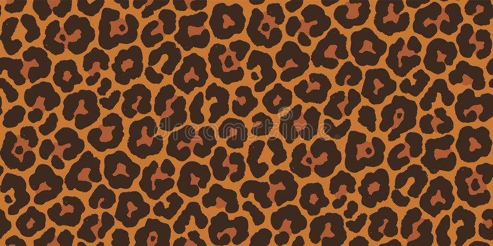 Vector Seamless Pattern of Leopard Print. Seamless Pattern of Jaguar ...