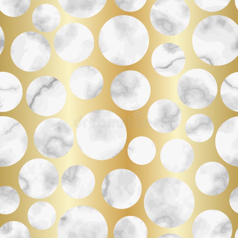 Marble Luxury Polka Dot Seamless Pattern Stock Vector - Illustration of ...
