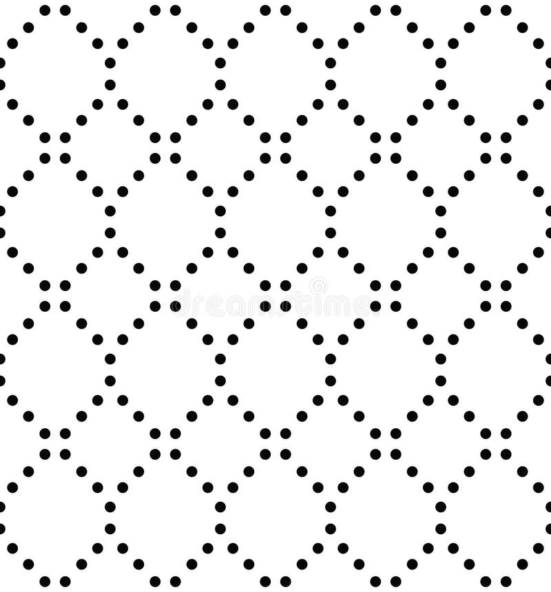 Vector Seamless Pattern of Repeating Dots Making Rhombuses in Studs ...