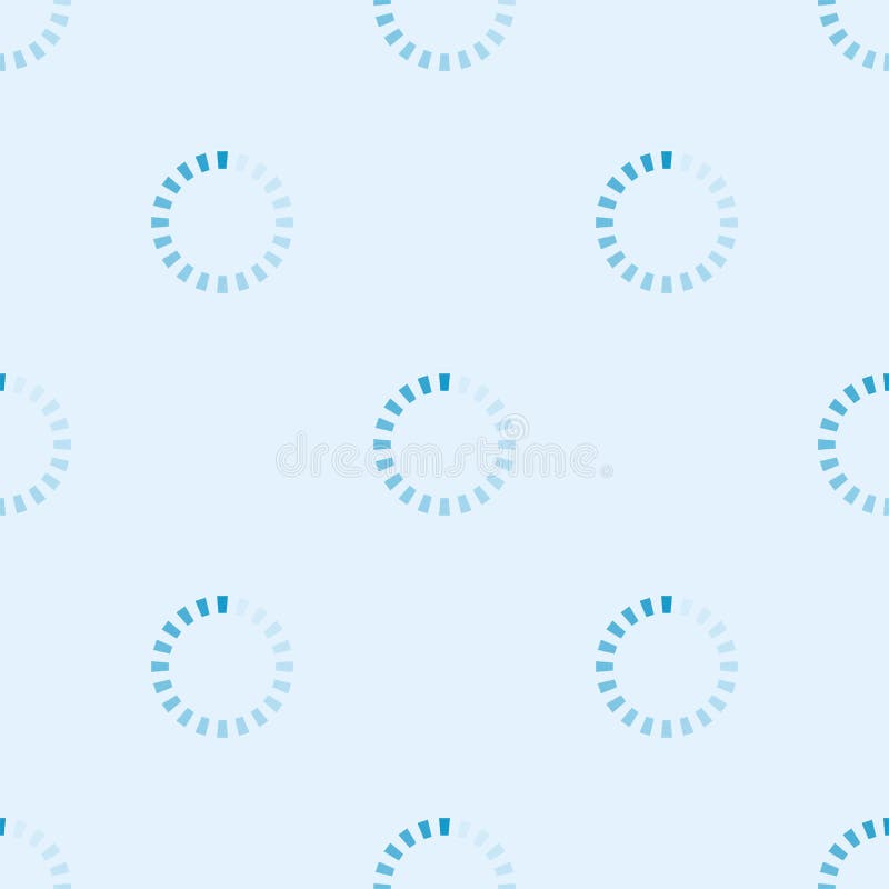 Vector Seamless Pattern Mobile Applications Design Web Internet Loading ...