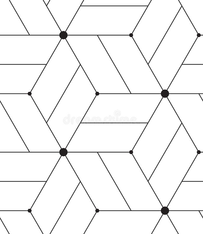 Seamless Vector Pattern. Abstract Geometric Background. Linear Grid ...