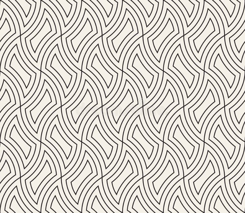 Seamless Pattern Texture With Black Crossing Lines. Vector. Stock ...