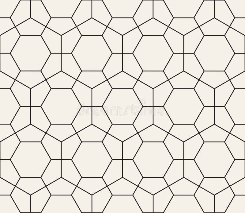 Vector Seamless Pattern. Modern Stylish Abstract Texture. Repeating ...