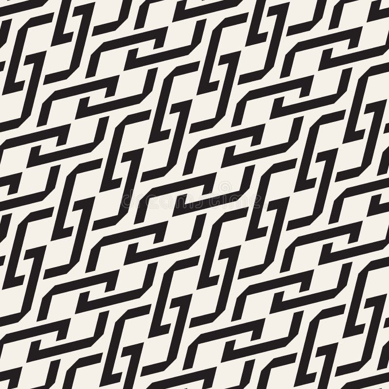 Vector Seamless Pattern. Modern Stylish Abstract Texture. Repeating ...