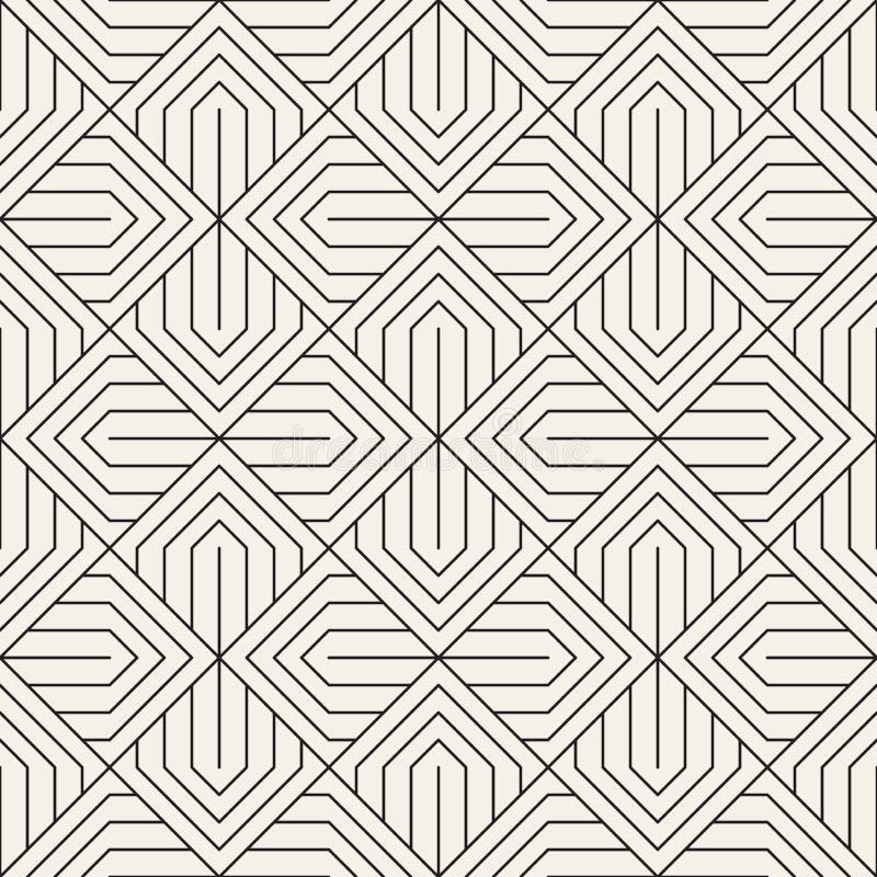 Vector Seamless Pattern. Modern Stylish Abstract Texture. Repeating ...