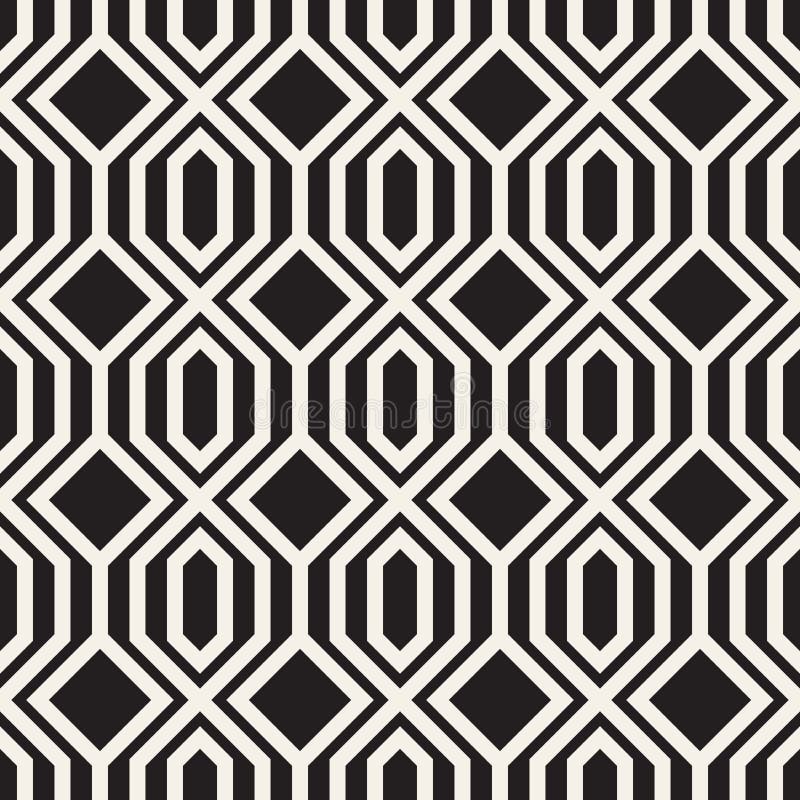 Vector Seamless Pattern. Modern Stylish Abstract Texture. Repeating ...
