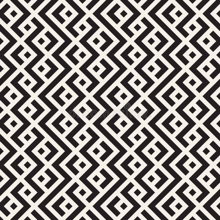Vector Seamless Pattern. Modern Stylish Abstract Texture. Repeating ...