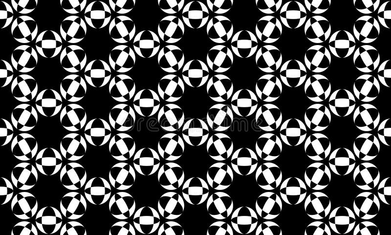 Vector Seamless Black and White Morphing Halftone Grid Gradient Pattern ...