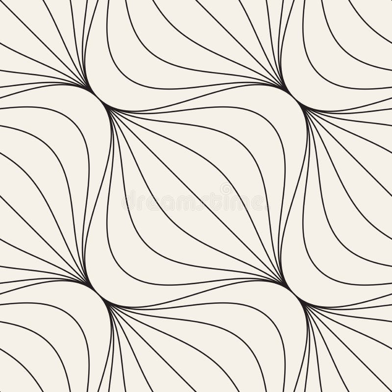 Vector Seamless Pattern Modern Stylish Abstract Texture Stock