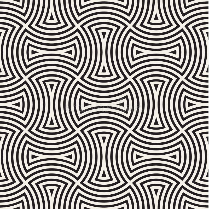 Vector Seamless Pattern. Modern Stylish Abstract Texture. Repeating ...