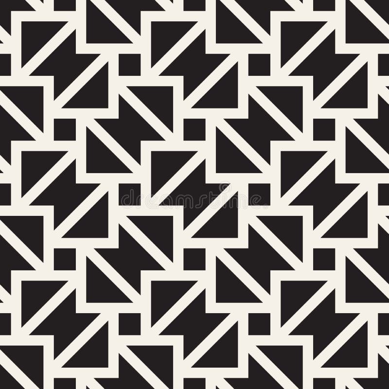 Vector Seamless Pattern. Modern Stylish Abstract Texture. Repeating ...