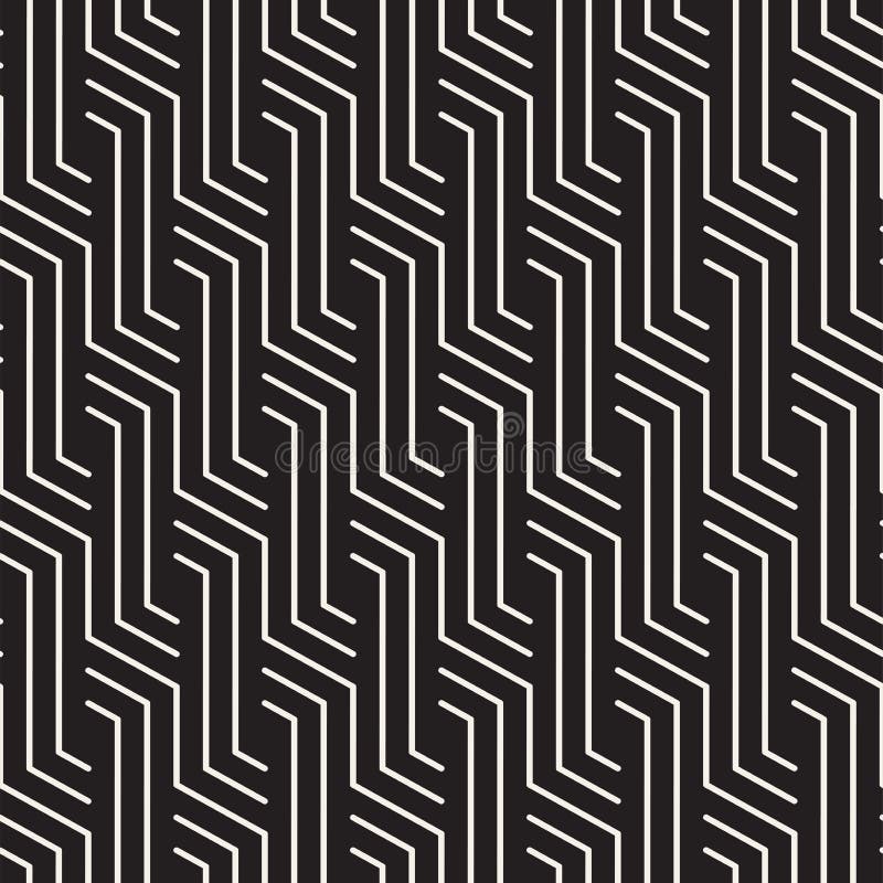 Vector Seamless Pattern. Modern Stylish Abstract Texture. Repeating ...