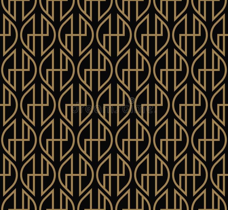 Vector Seamless Pattern. Modern Stylish Texture. Repeating Abstract ...