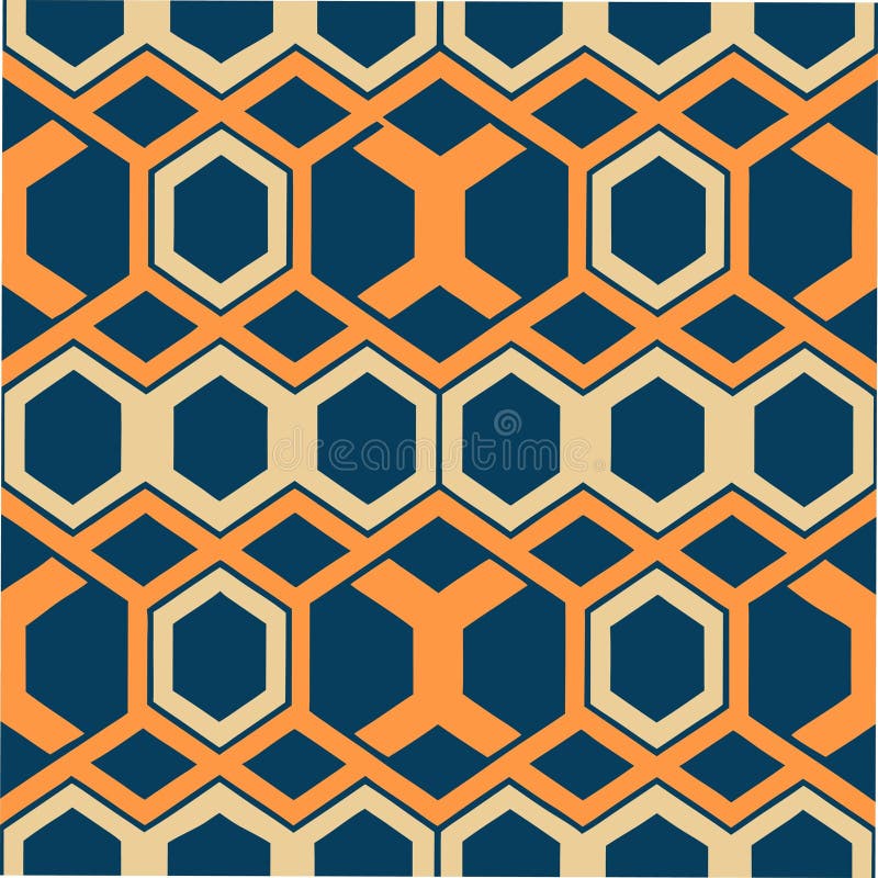 Vector Seamless Pattern Modern Stylish Texture Repeating Geometric ...