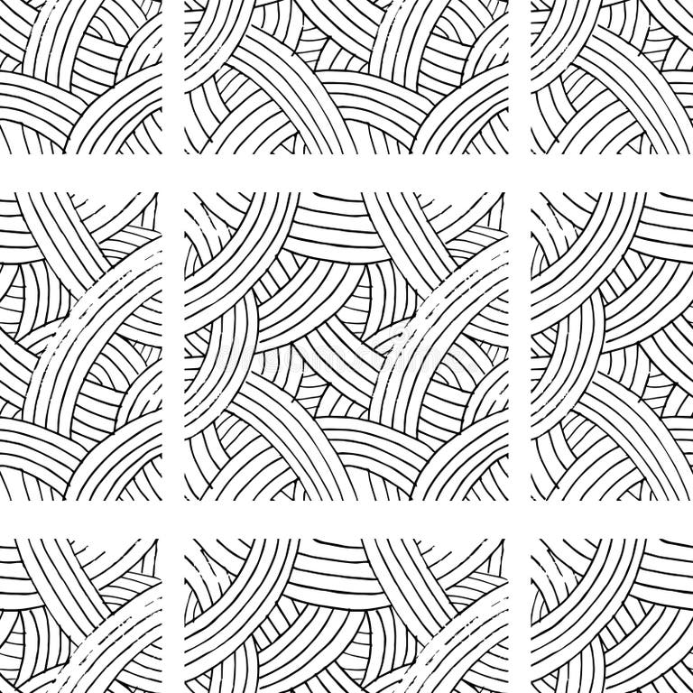 Vector Seamless Pattern. Modern Stylish Texture Stock Illustration ...