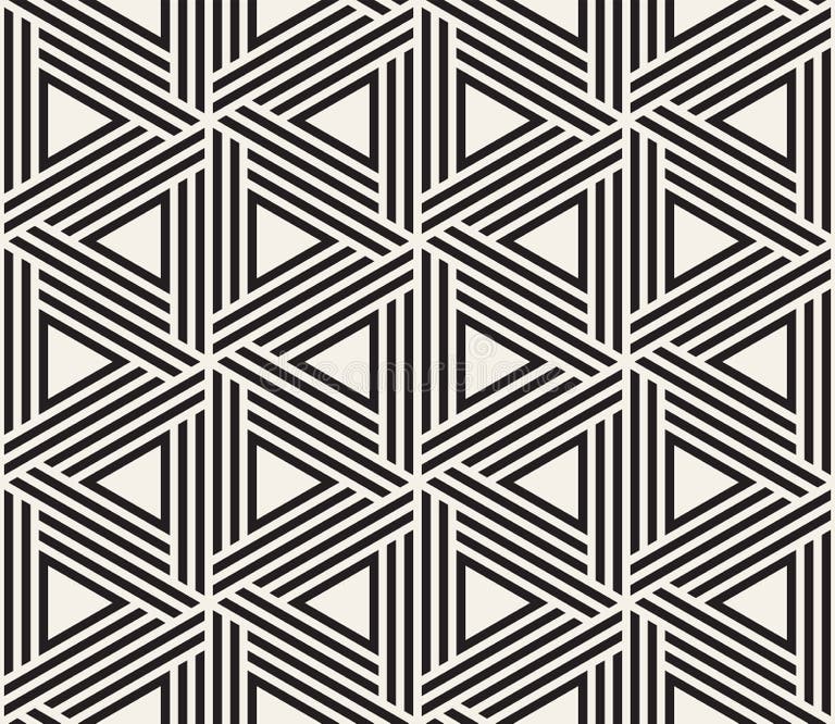 Vector Seamless Pattern. Modern Stylish Texture. Repeating Geometric ...