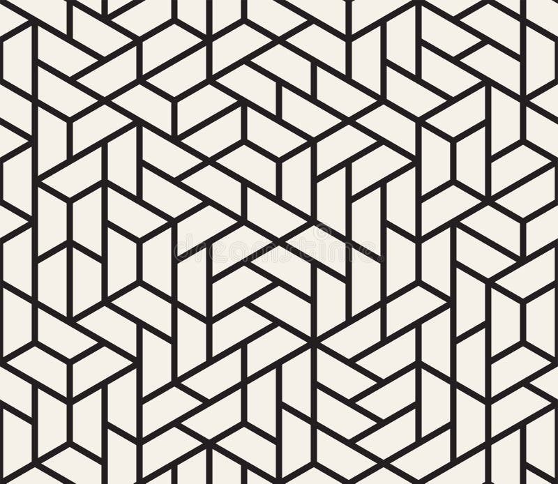 Vector Seamless Pattern. Modern Stylish Texture. Repeating Geometric ...