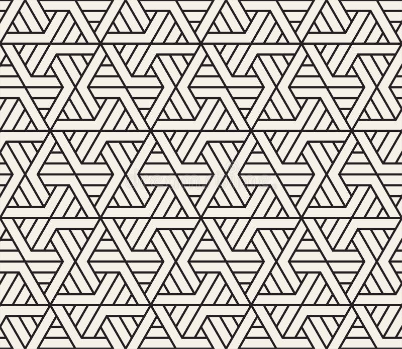Vector Seamless Pattern. Modern Stylish Texture. Repeating Geometric ...