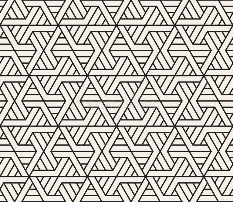 Vector Seamless Pattern. Modern Stylish Texture. Repeating Geometric ...