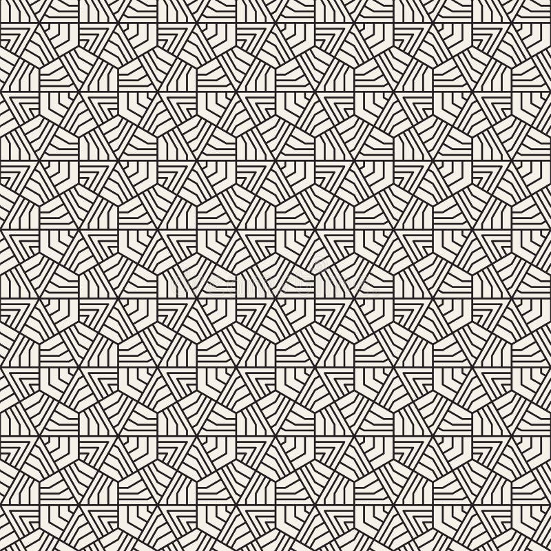 Vector Seamless Pattern. Modern Stylish Texture. Repeating Geometric ...