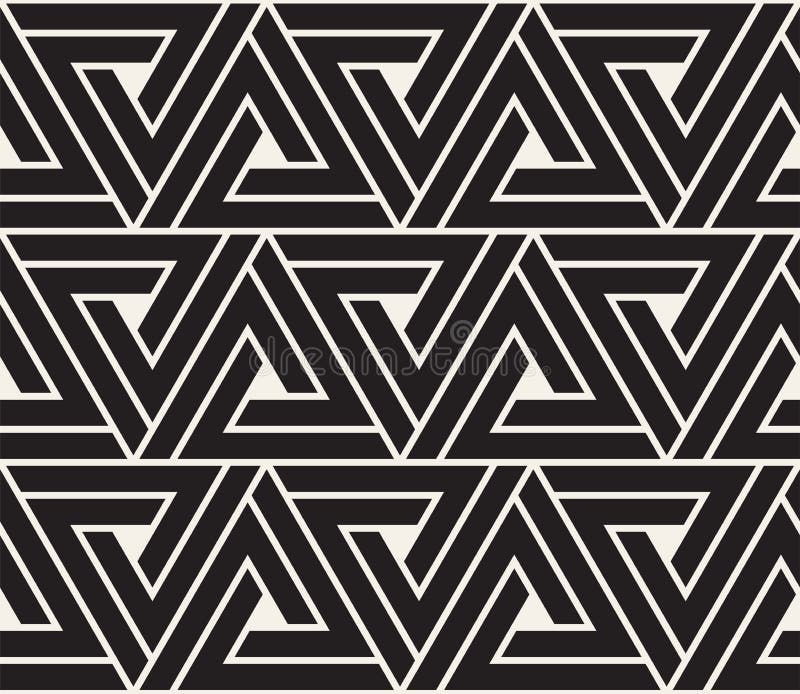 Vector Seamless Pattern. Modern Stylish Texture. Repeating Geometric ...