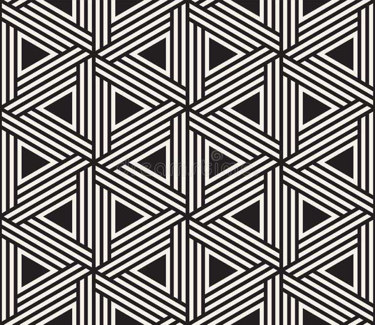 Vector Seamless Pattern. Modern Stylish Texture. Repeating Geometric ...