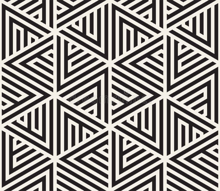 Vector Seamless Pattern. Modern Stylish Texture. Repeating Geometric ...