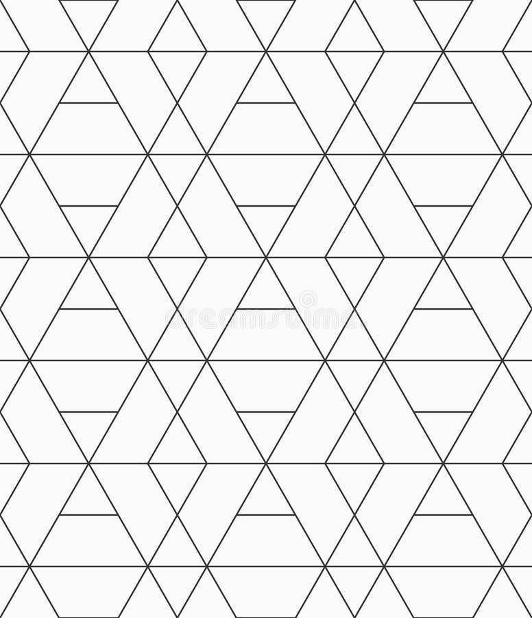 Vector Seamless Pattern. Mosaics Motif Stock Vector - Illustration of ...