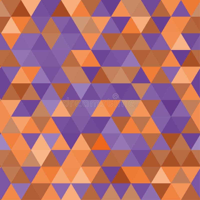 Vector Seamless Pattern. Multicolor Triangles Stock Vector ...